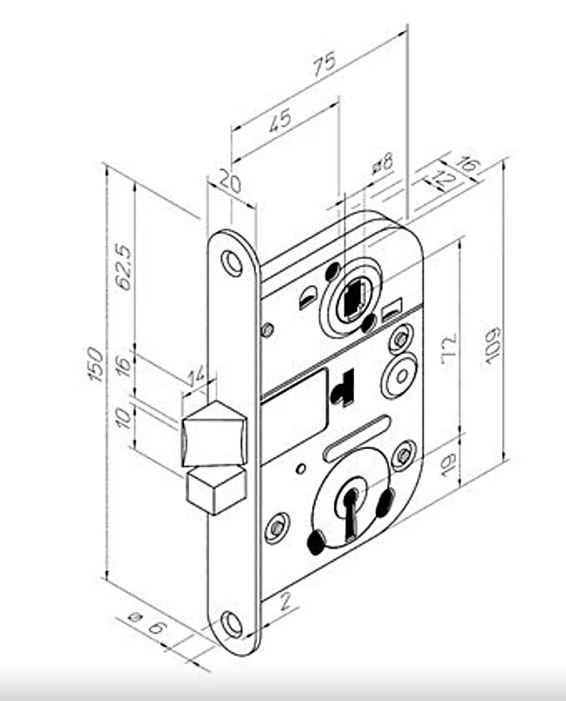 Fjelland Handel | DØRLÅS TRIOVING DIRKEFRI